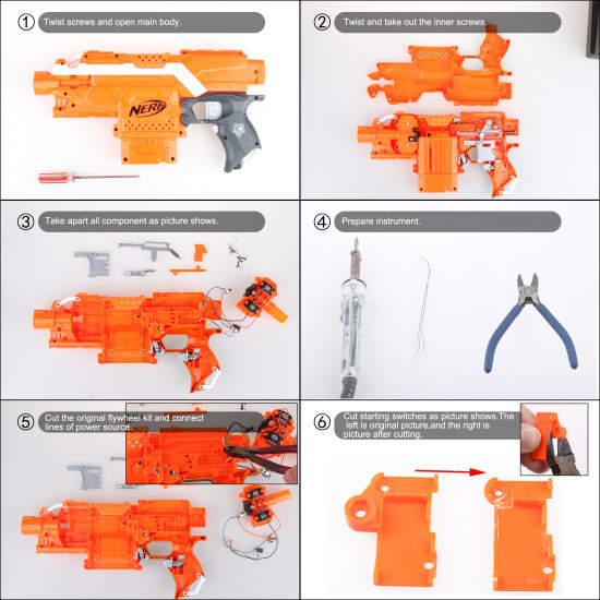Nerf Stryfe Attachments