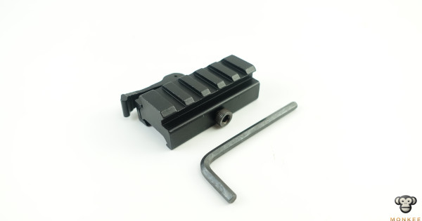 Metal Picatinny Rail Riser with QD
