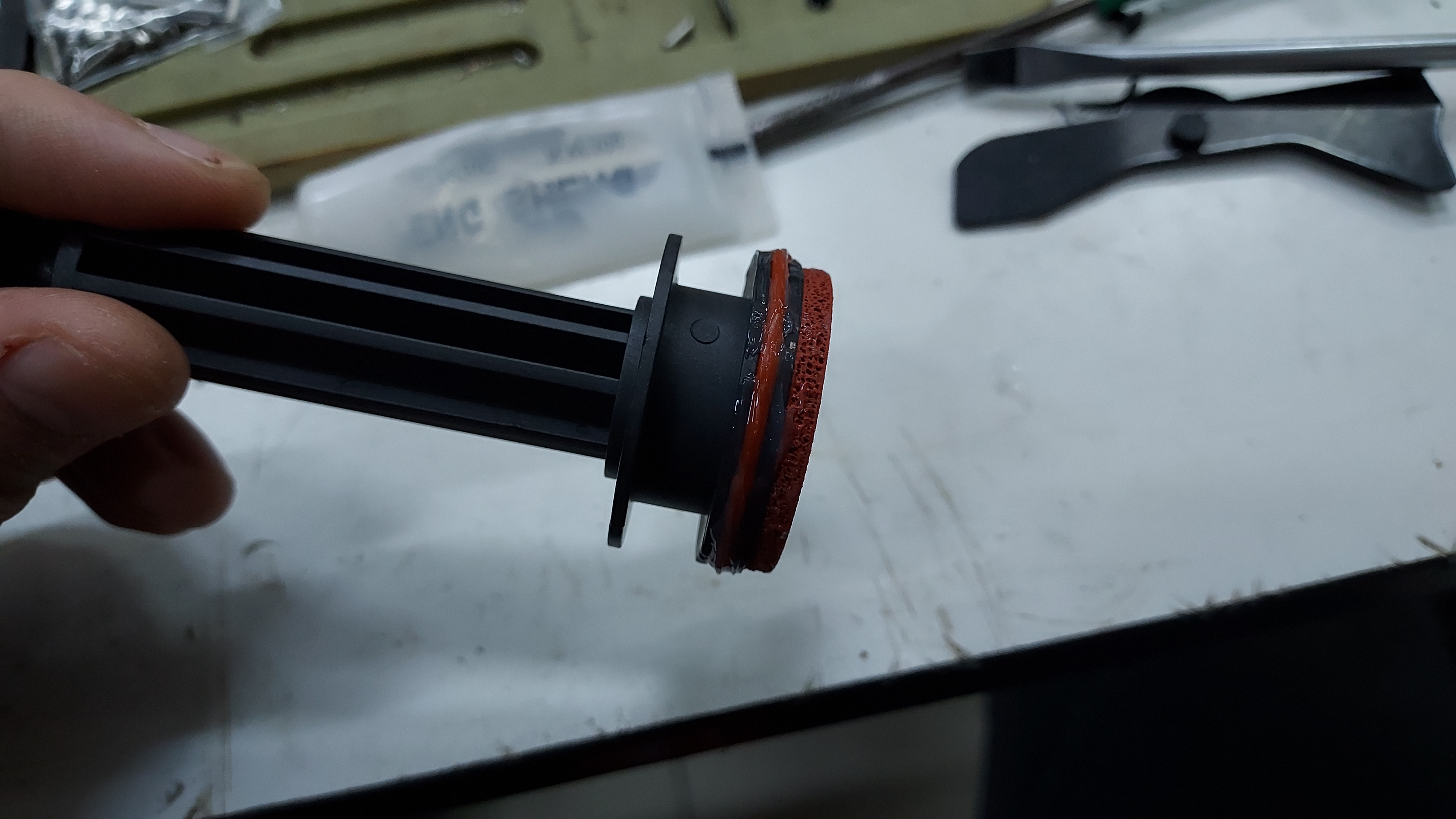 Lubricated oring and Plunger rod