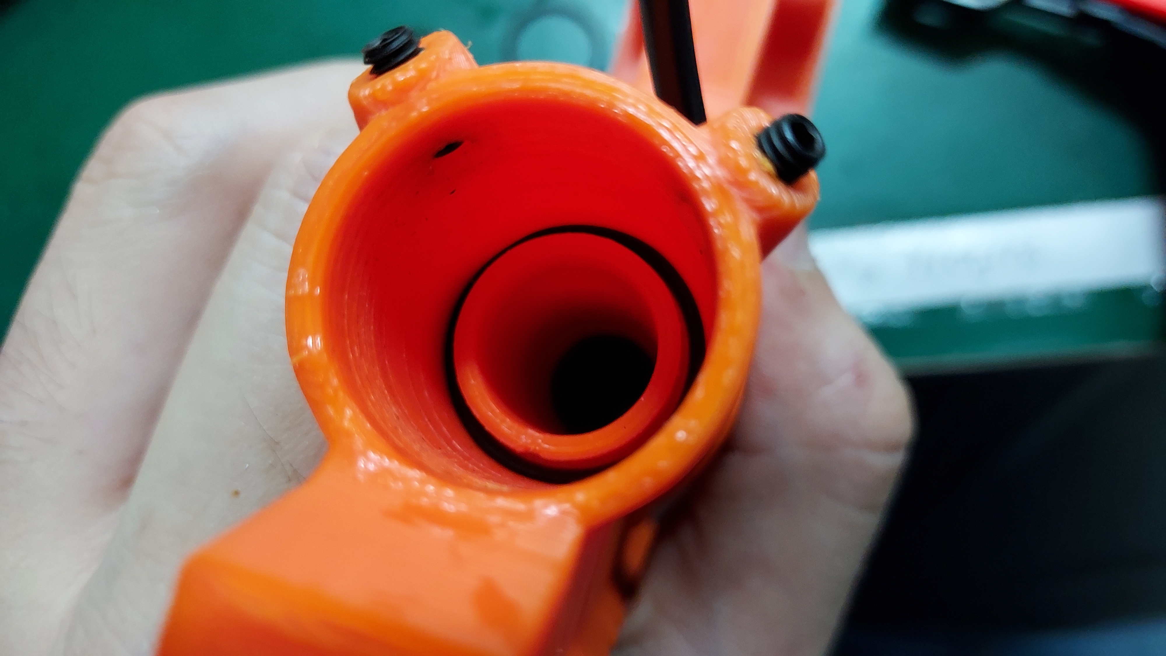 O-ring size difference Inserted O-ring